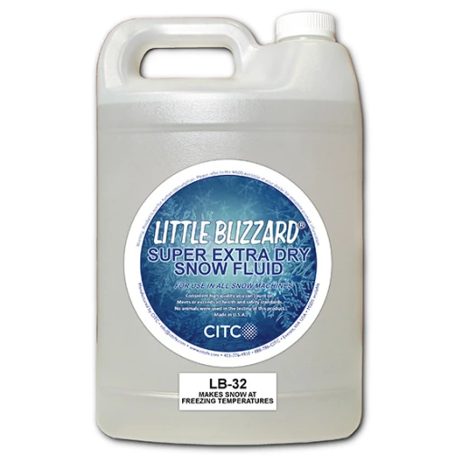 CITC Little Blizzard LB32 Low Temperature Snow Fluid, 1 Gallon