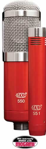 MXL 550/551 Microphone Ensemble Includes (1) 550 Large Diaphragm Mic ...