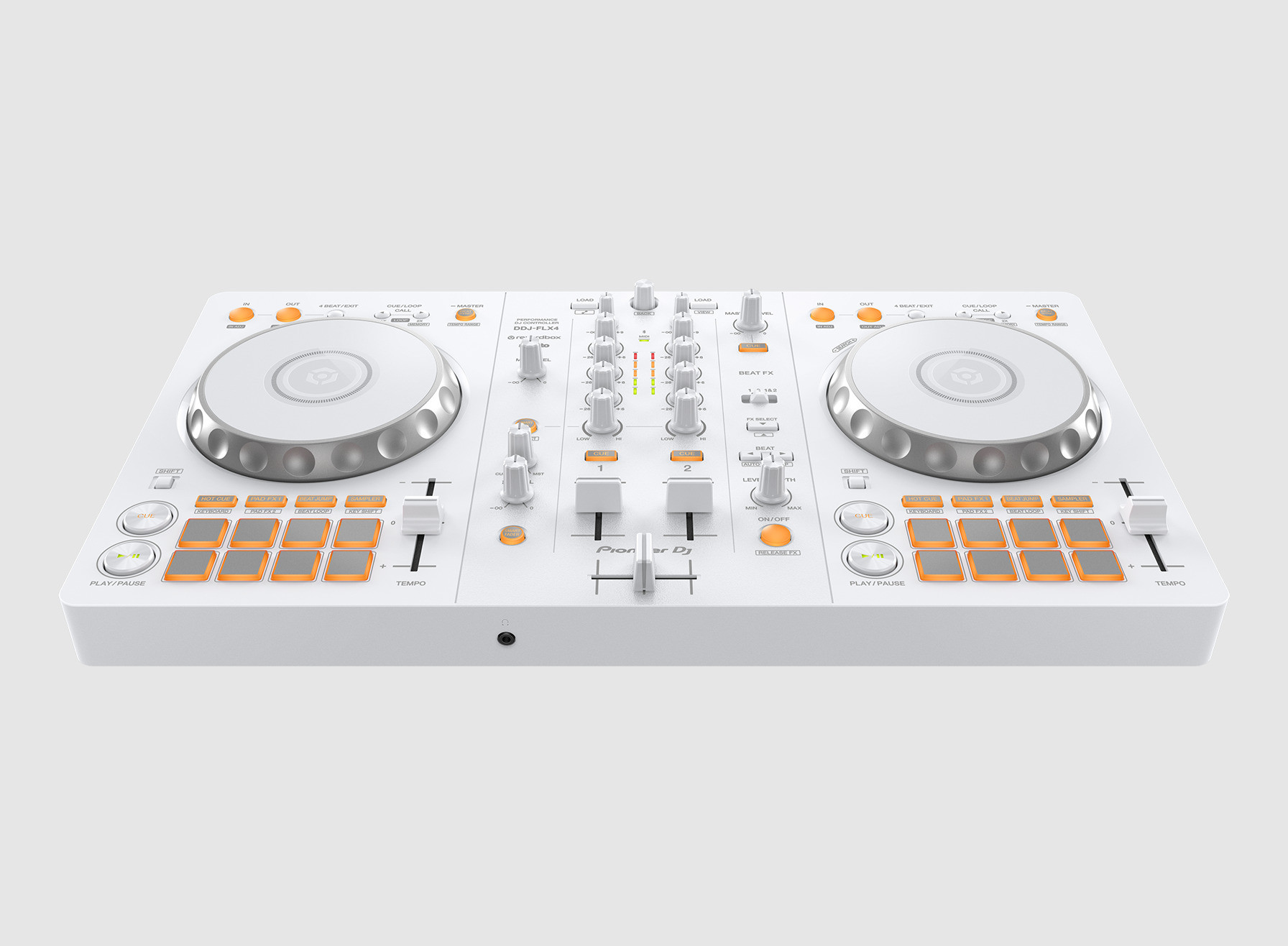 Pioneer DDJ-FLX4-W 2-Channel Controller for Rekordbox and Serato DJ ...