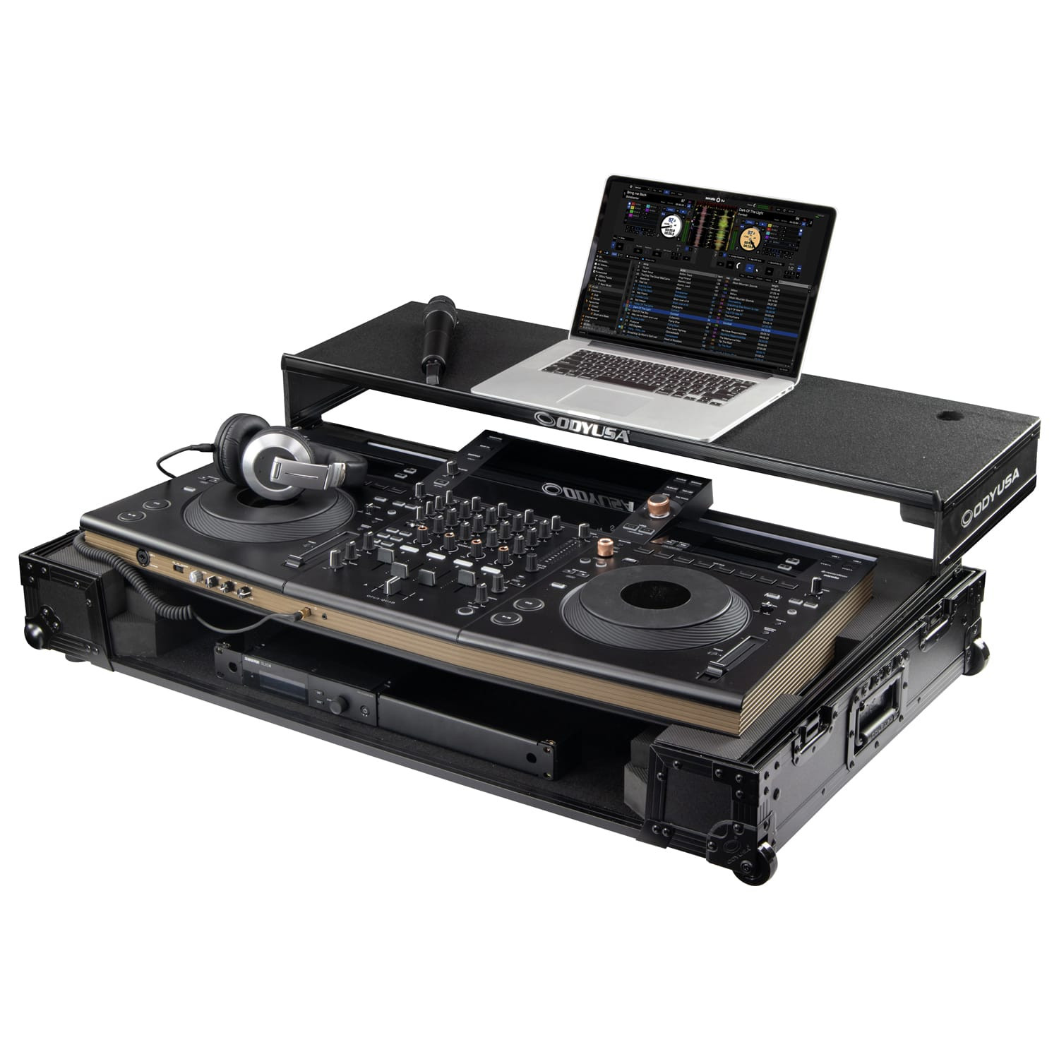 Odyssey FFXOPUSQUADCW1 Flight Effects Case with Glide Style Laptop Platform