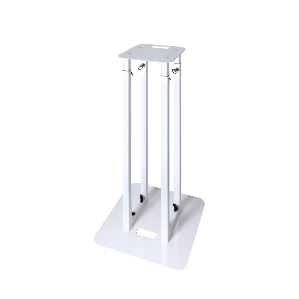 NovoPro PS1 XXL Adjustable Podium Totem Stand (White)