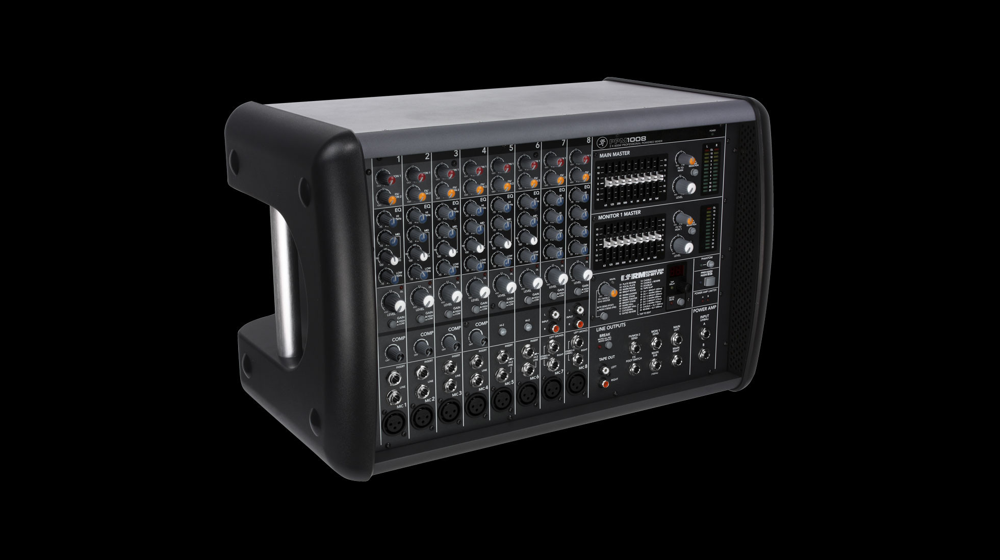 Mackie PPM1008 8-Channel 1600W Powered Mixer w/ FX