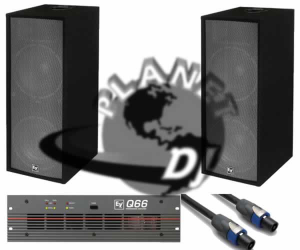 Electrovoice EV Matched Amplifier and Speaker Package